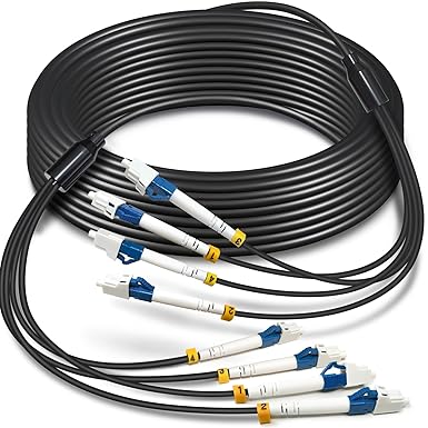 Amazon.com: 5 Meters 4 Core Industrial TPU LC to LC Outdoor Armored ...