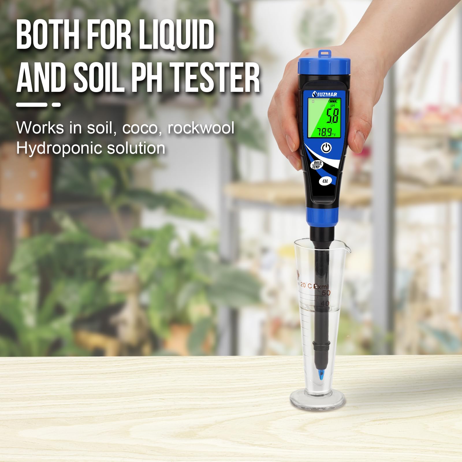Snapklik.com : UIUZMAR Soil pH Meter Digital Soil pH Tester For House ...