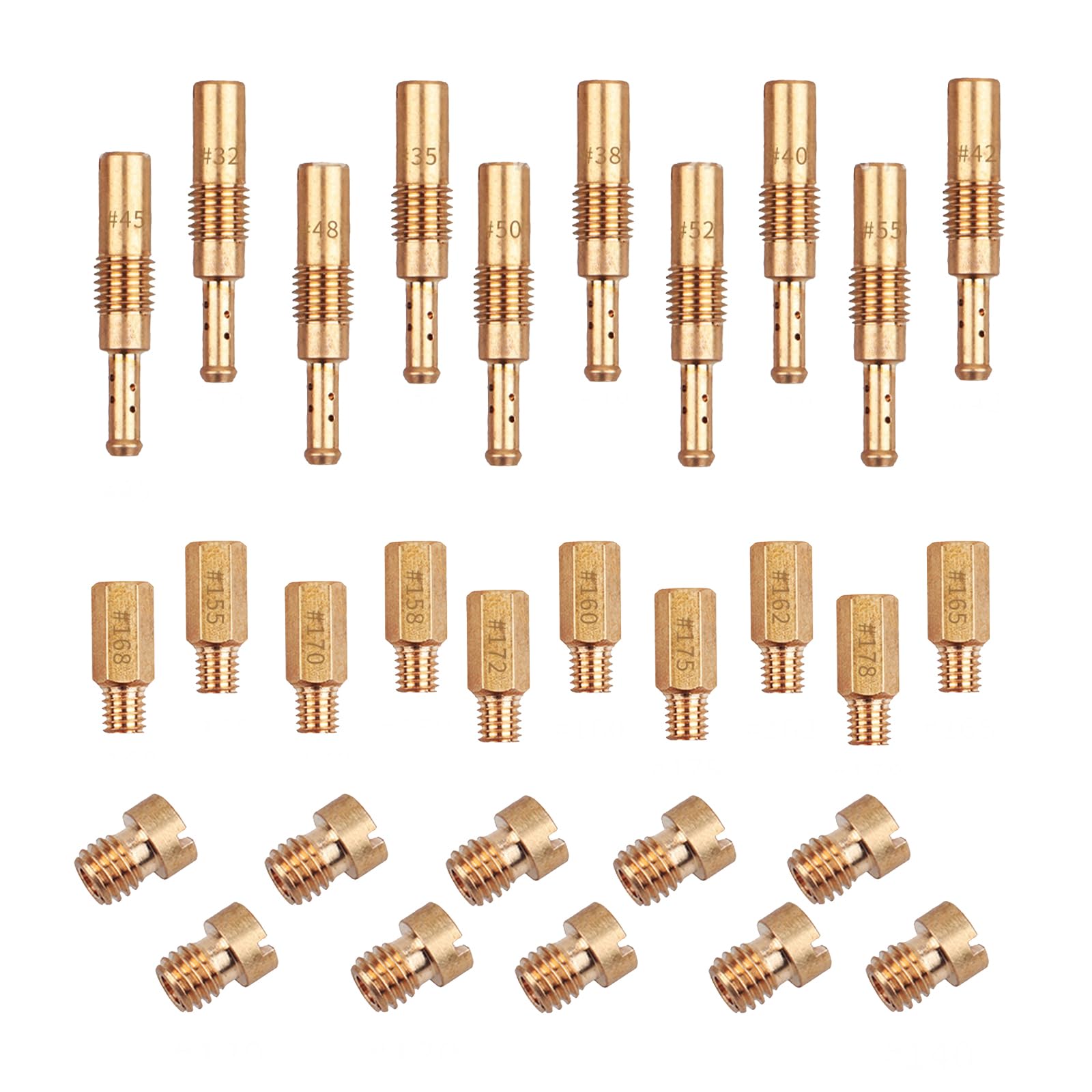 Amazon.com: Bestmoy 30-PCS Carburetor Main Jet Kit, Includes 20 Main ...