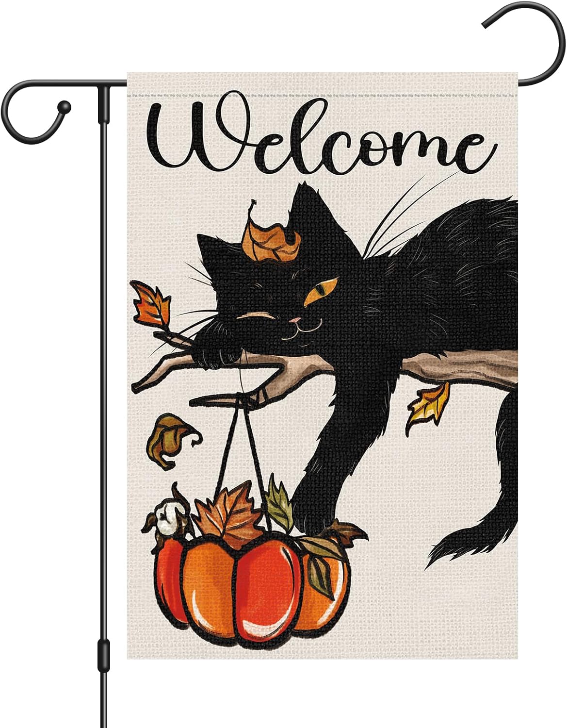 Amazon.com : Louise Maelys Welcome Fall Garden Flag 12x18 Double Sided ...