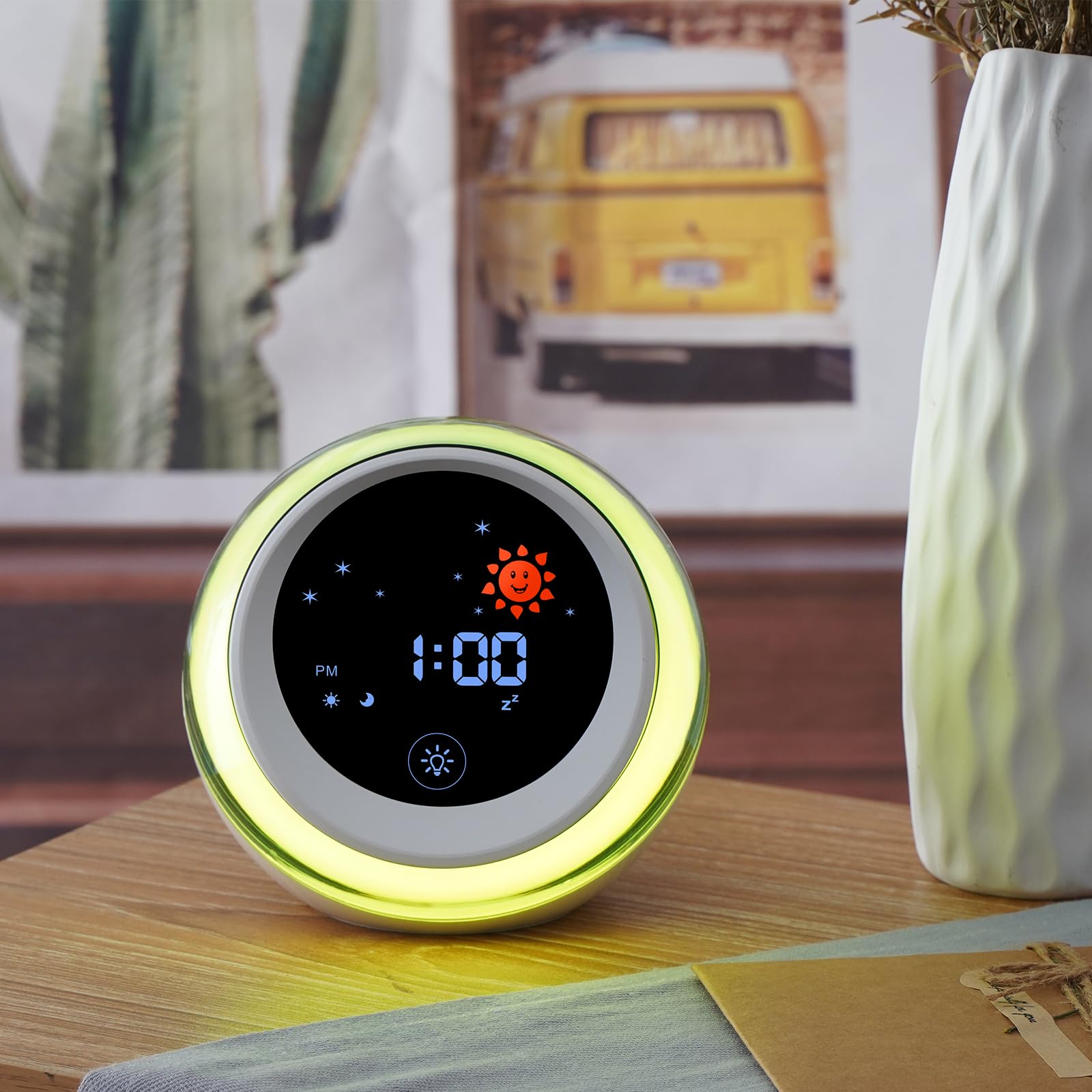Childrens Alarm Clock Windflyer OK To Wake Clock For Kids - Sleep ...