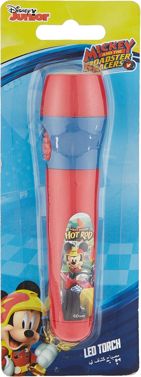Disney Mickey Kids Battery Powered Led Night Light Flashlight Torch ...