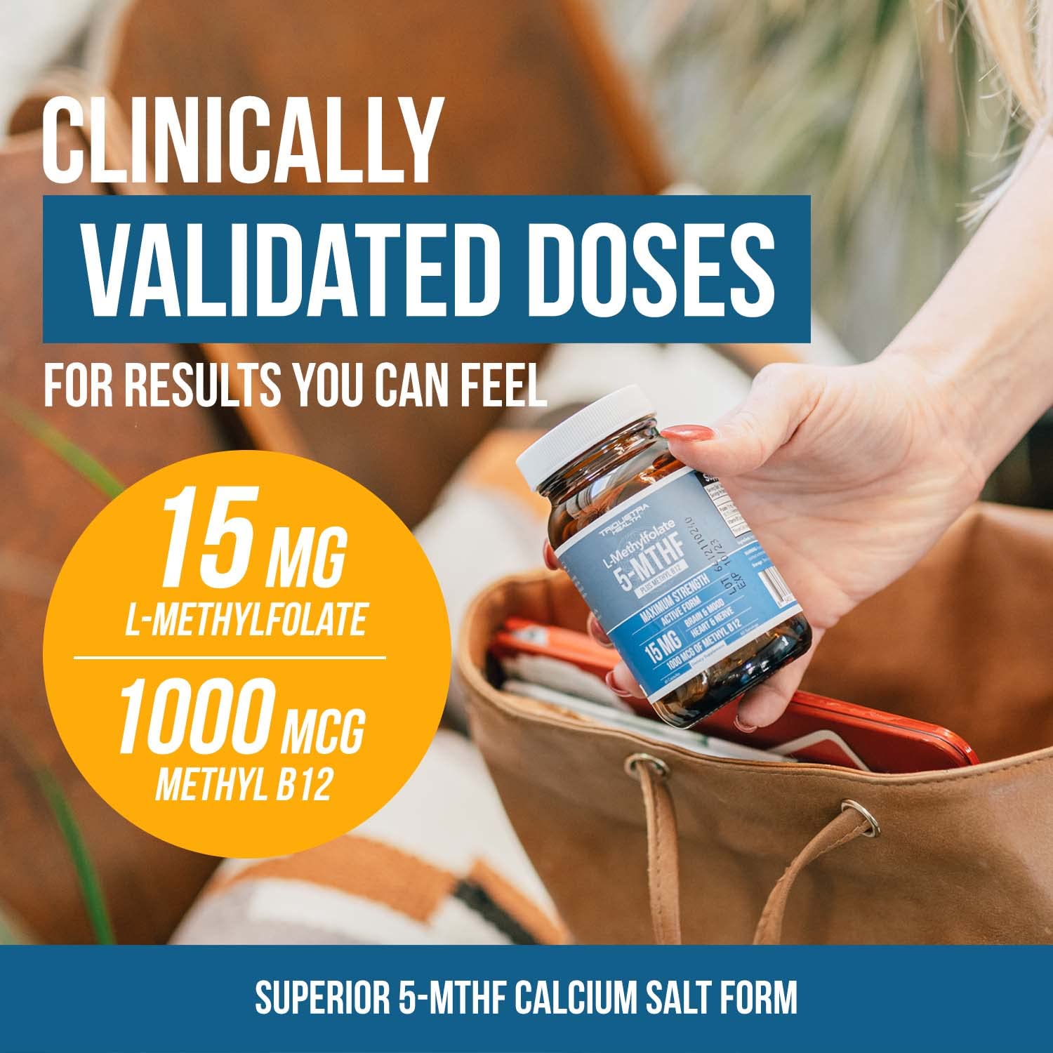 Snapklik.com : L Methyl Folate 15mg Plus Methyl B12 Cofactor ...