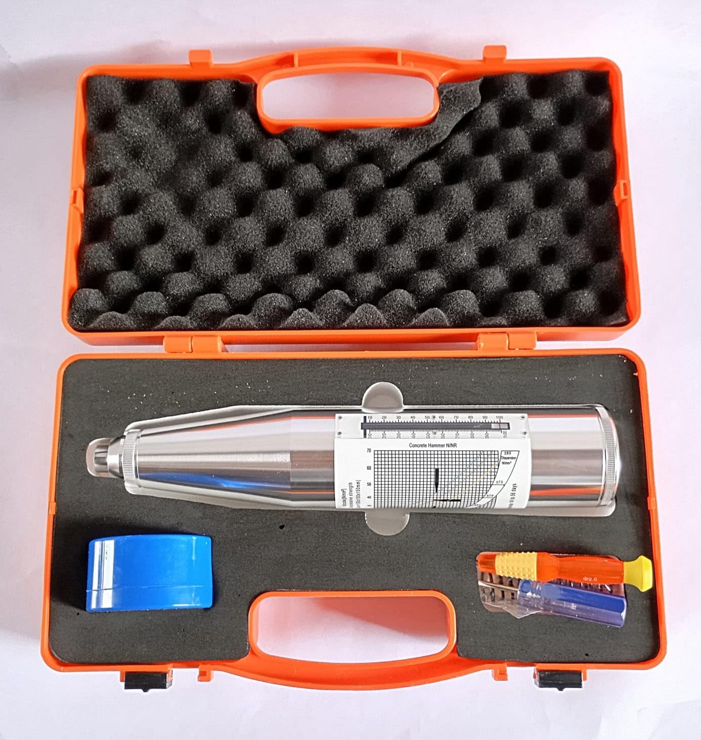 Concrete Rebound Hammer - NDT Resiliometer Scihmidt Hammer for Testing ...