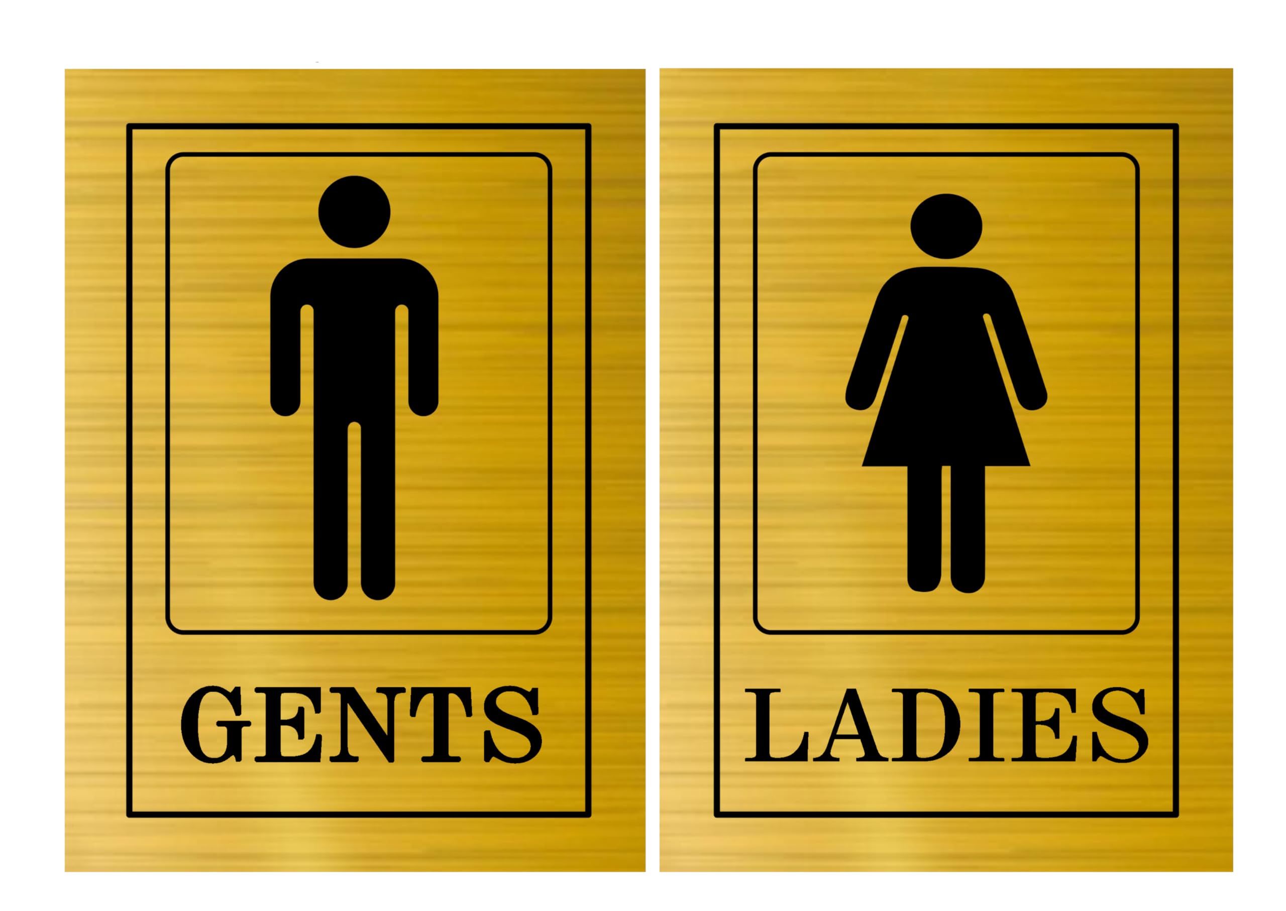 Gugan's Acrylic Sign Board Display For Restroom, Toilet, Washroom ...