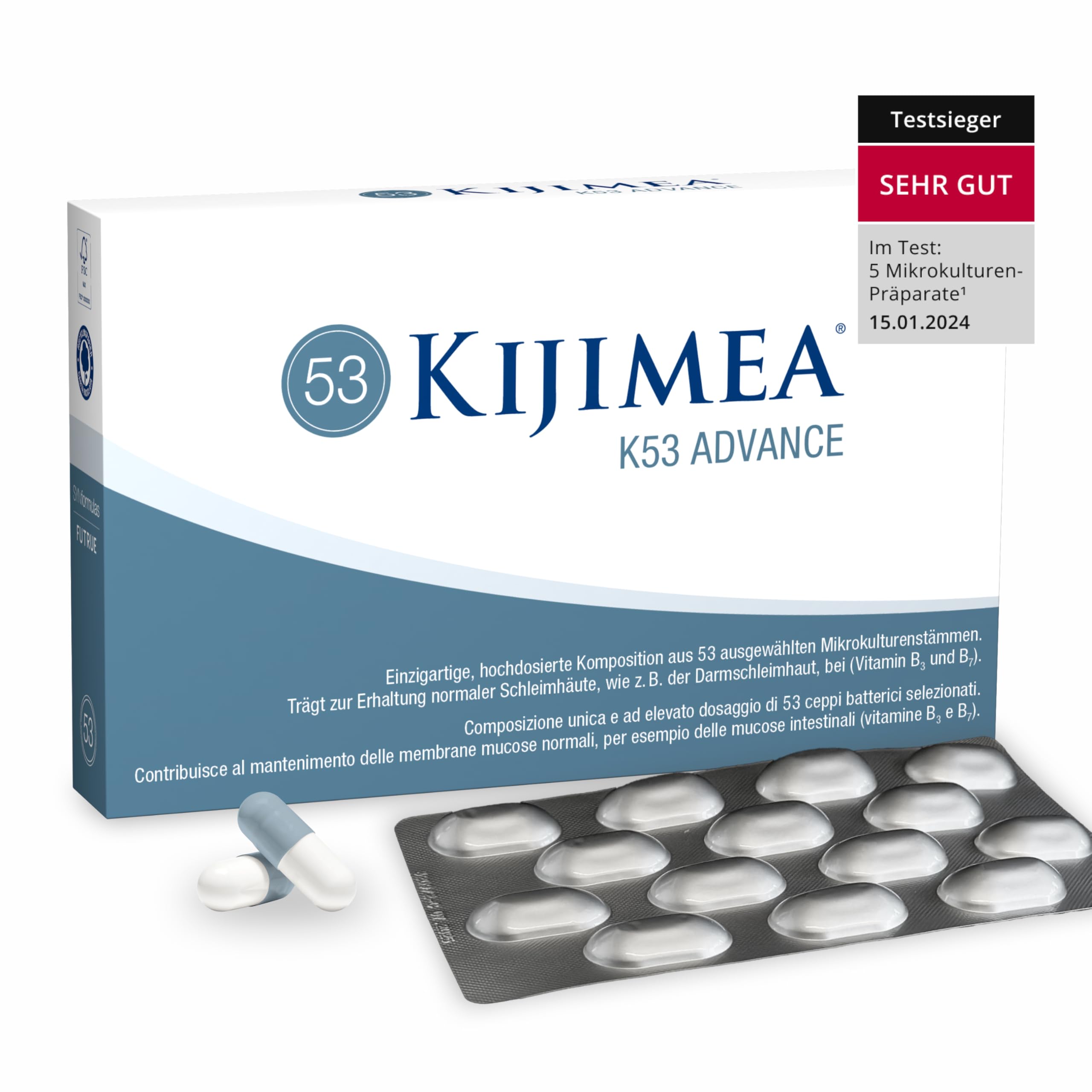 Kijimea k53 advance - integratore di probiotici - 28 capsule : Amazon ...