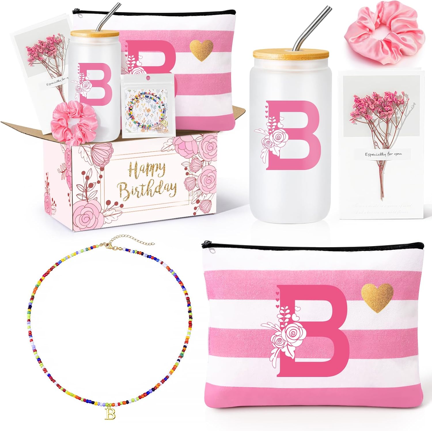Amazon.com: Birthday Gifts for Teen Girls, Monogrammed Initial Gifts ...