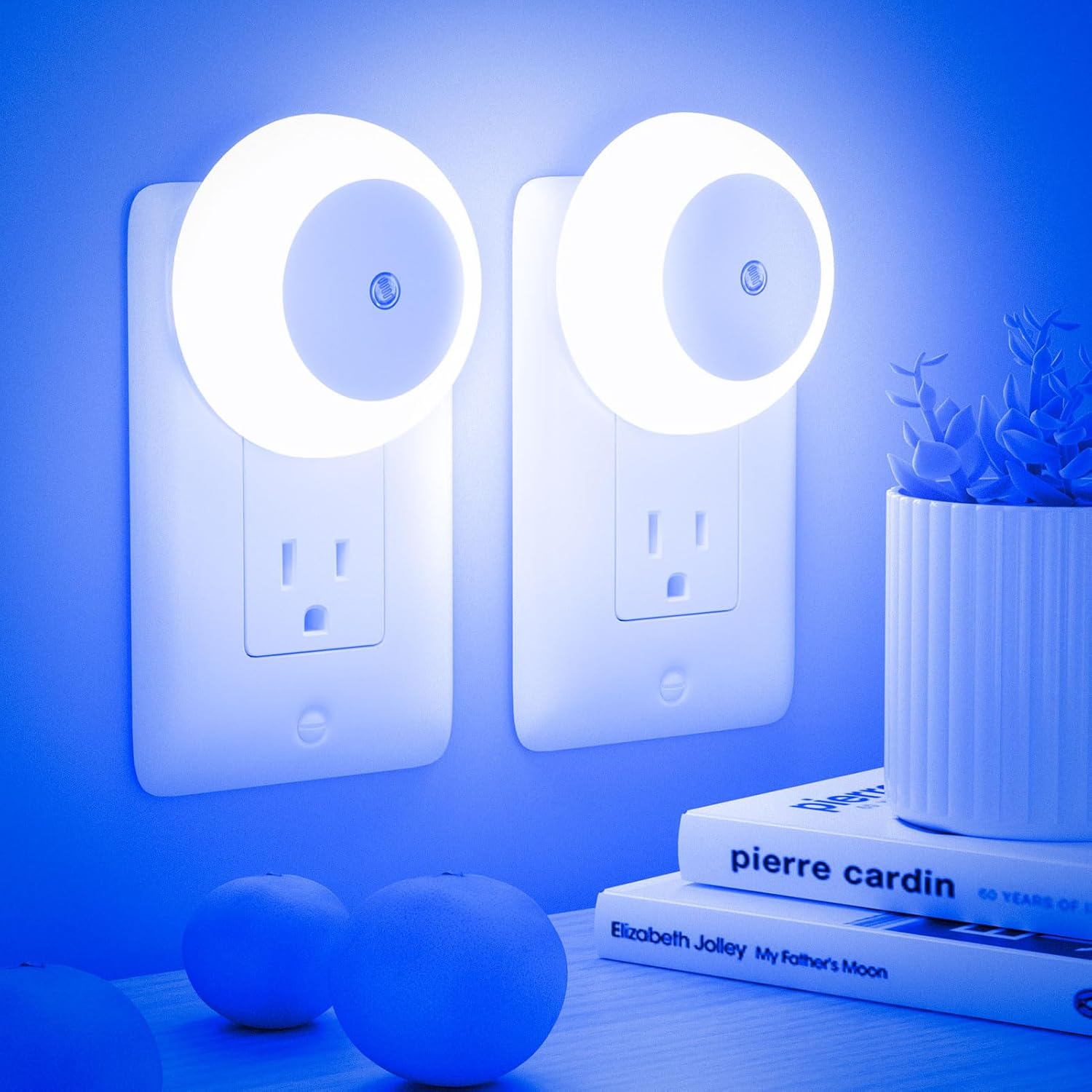 fesnne Night Light, Night Lights Plug into Wall, Dusk to Dawn Sensor ...