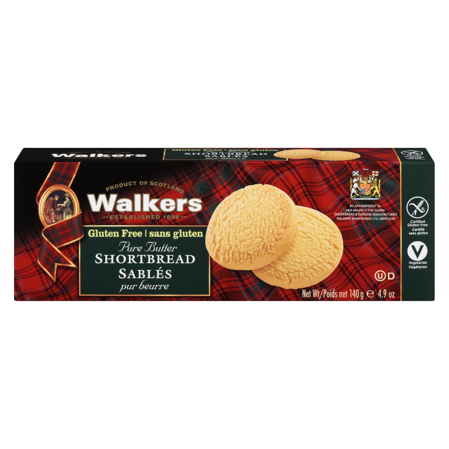 Amazon.com: Walker's Shortbread Gluten Free Rounds, Pure Butter ...