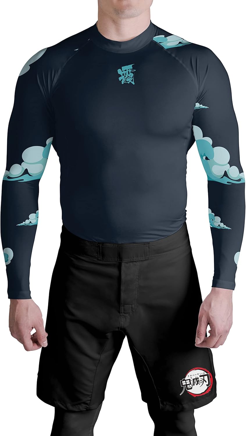 Demon Slayer Inspired Rash Guard Insect Hashira Shinobu Kocho Kimetsu ...