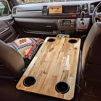 Amazon.co.jp: Hiace Wide Center Console Table, Overnight in Car ...