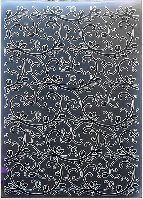 Amazon.com: Kwan Crafts Leaves Plastic Embossing Folders for Card ...