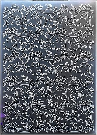 Amazon.com: Kwan Crafts Leaves Plastic Embossing Folders for Card ...