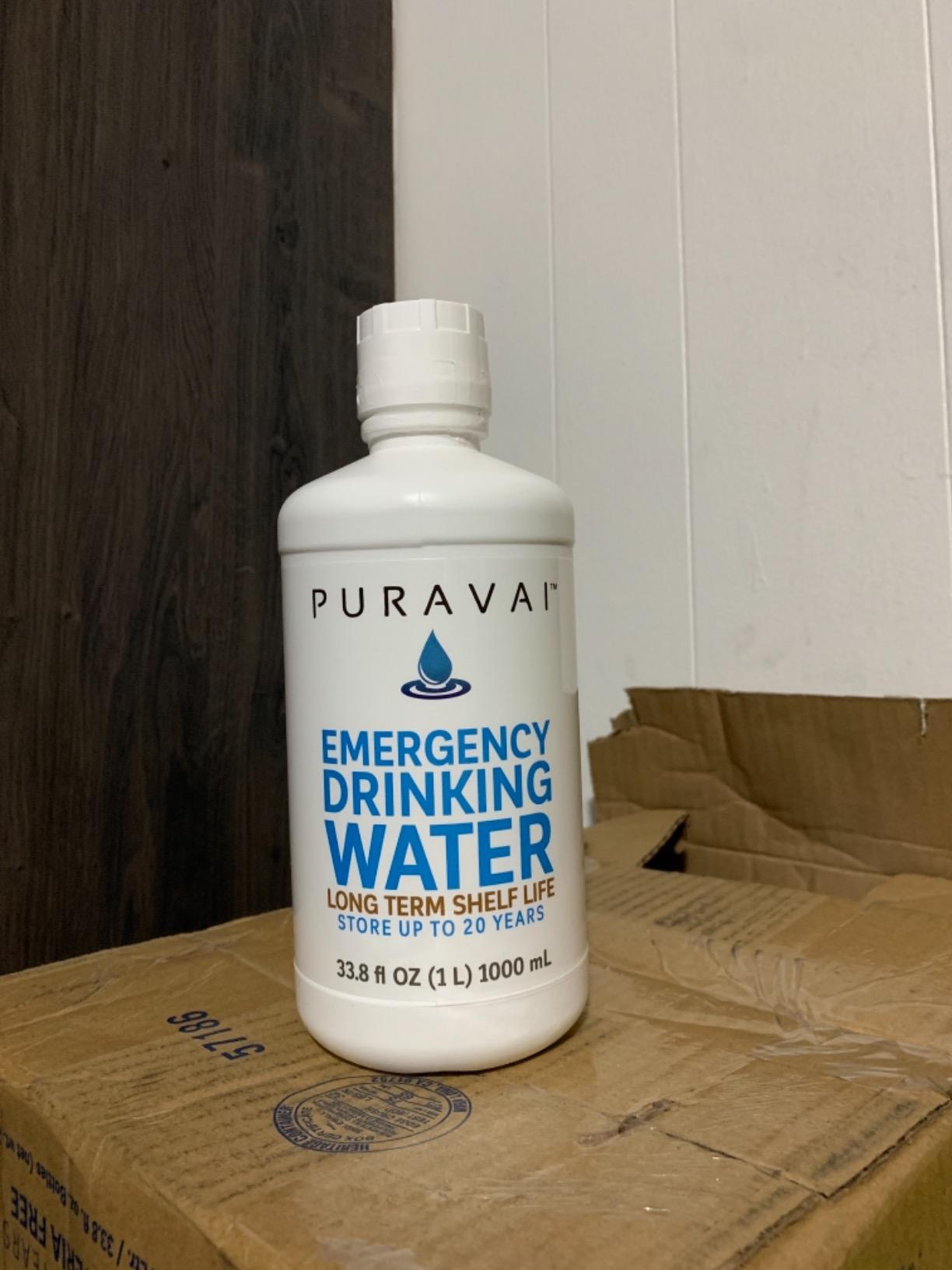Amazon.com: Puravai Emergency Drinking Water, 100% Bacteria Free ...