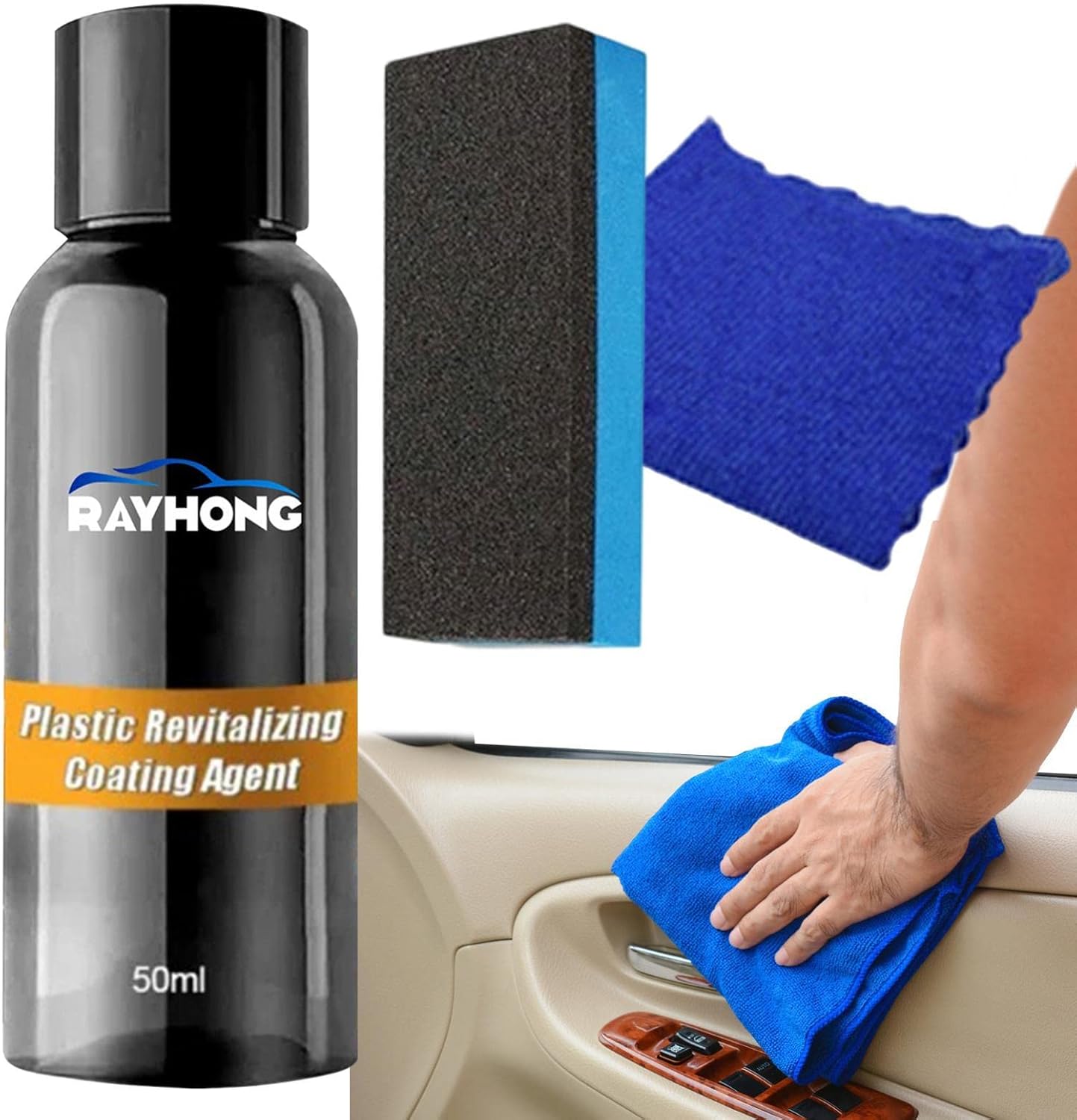 Cars Restoring Liquid,Vehicle Coating Liquid with Sponge - Portable ...