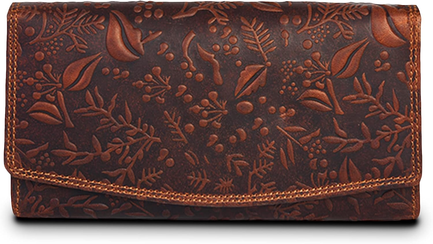 Amazon.com: VALENCHI Leather Wallet For Women - RFID Blocking - 11 Card ...