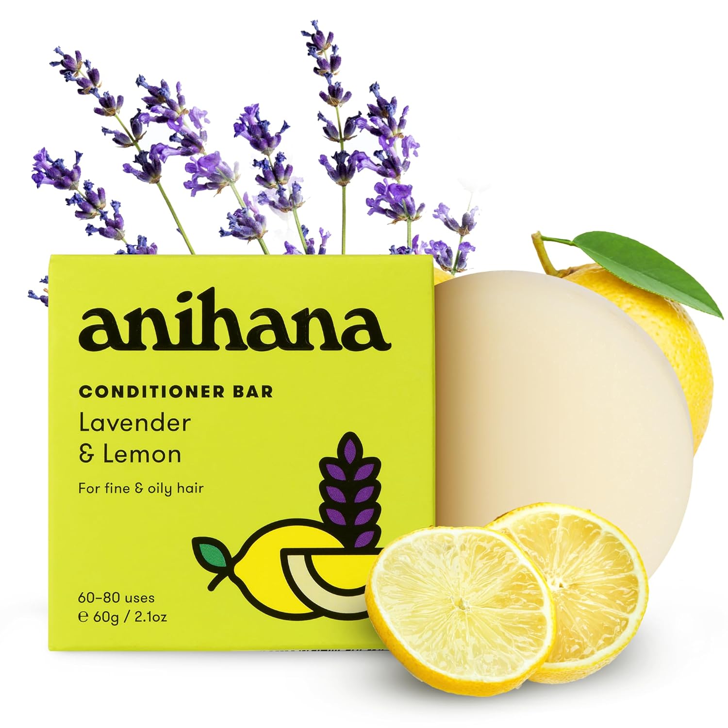 Amazon.com : ANIHANA Conditioner Bar for Thin Fine Oily Hair Gives Hair ...