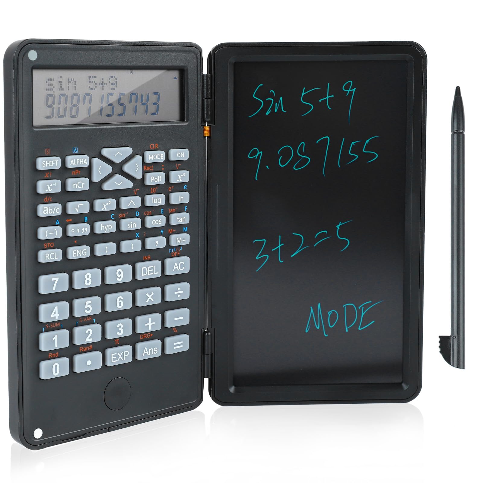 Scientific Calculator with LCD Writing Tablet, 240 Functions Maths ...