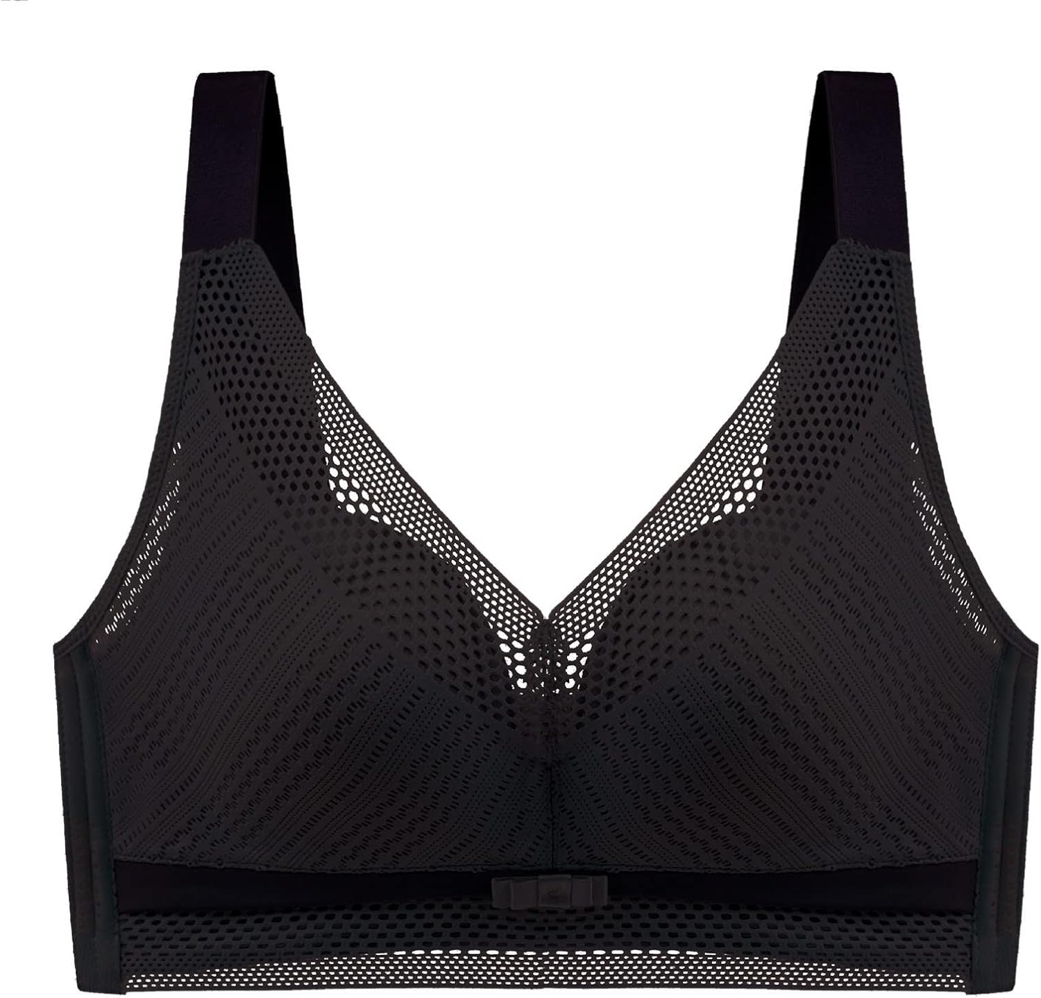 Amazon.co.jp: Bra, Wireless, Lace Pattern, Underarm Bra, High Armpit ...