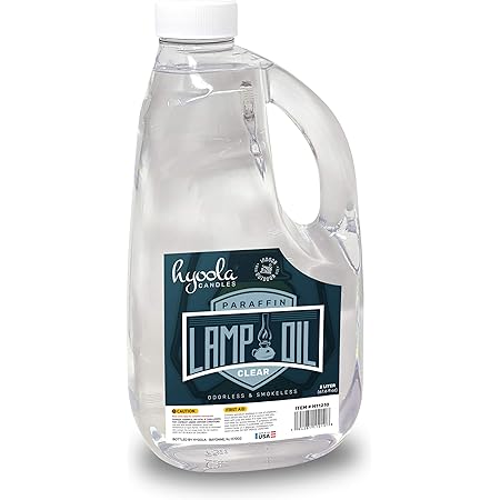 Amazon.com: HYOOLA Liquid Paraffin Lamp Oil - Clear Smokeless, Odorless ...