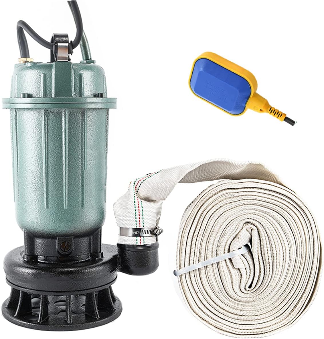 1HP Sump Pump,4000GPH Submersible Dirty Clean Water Pump with Float ...