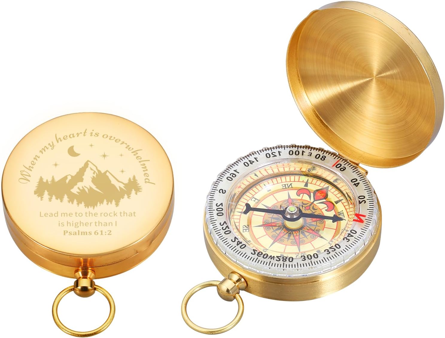Amazon.com : Engraved Compass Gifts for Men Women Inspirational Gifts ...
