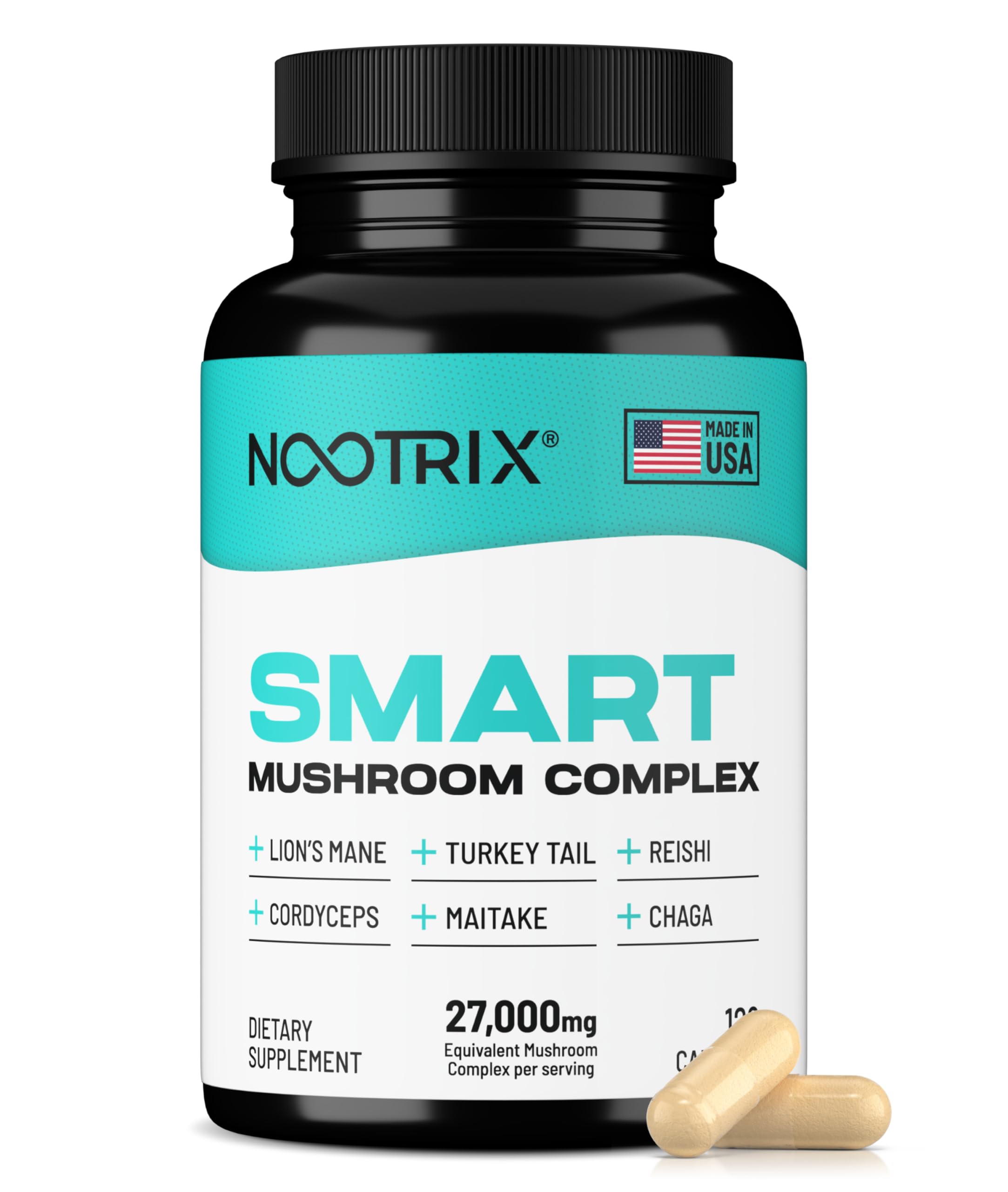 Snapklik.com : Smart Mushrooms Complex Supplement Supports Memory ...