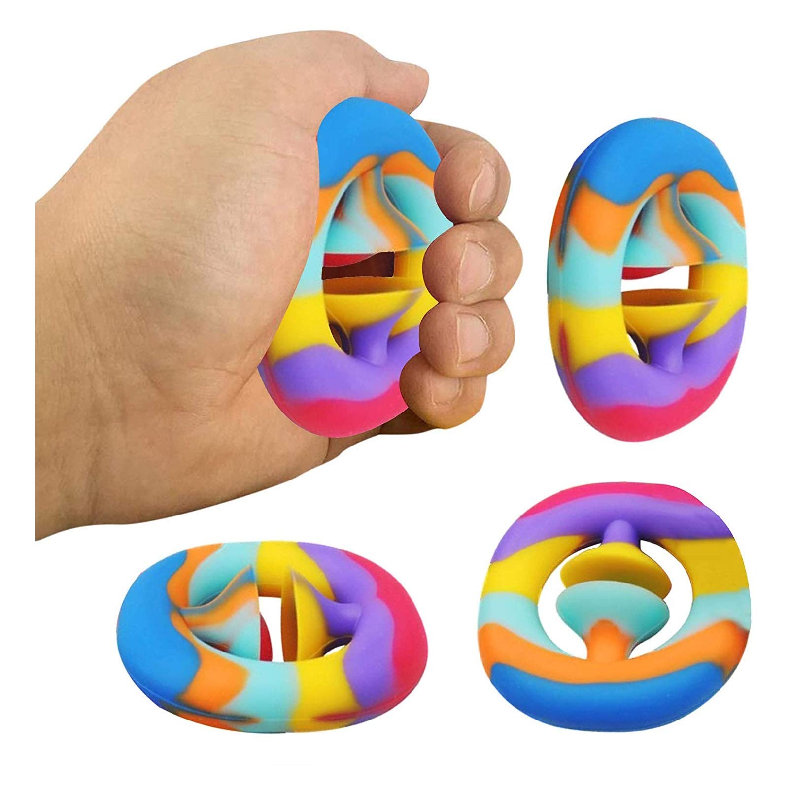 Buy MMPY 4/5pcs Fidget Snappers Toy Rainbow Fidget Snappers Toy Grab ...