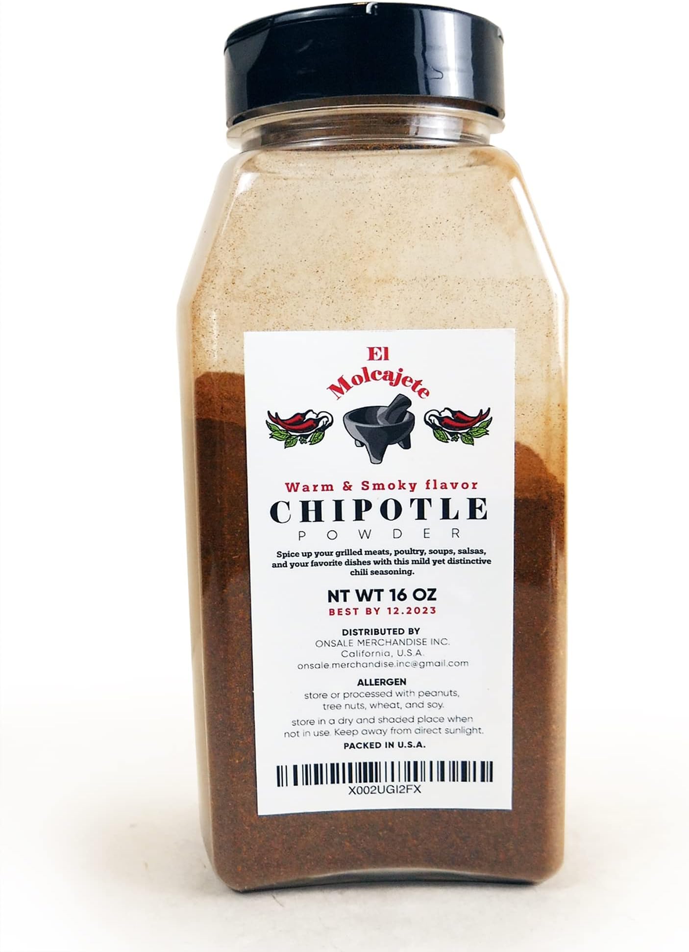 Amazon.com : Chipotle Chile Powder 16 oz Premium Single Ingredient From ...