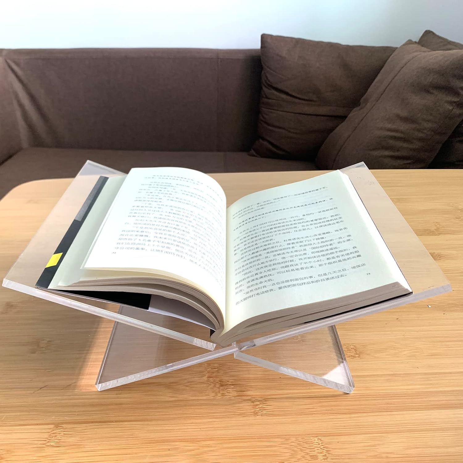 Amazon.com: Acrylic Book Holder,Clear Acrylic Book Stand for Display ...