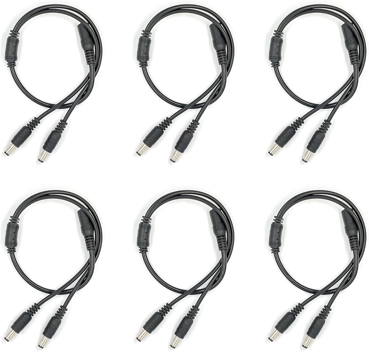 Lewttyer 5,5X 2,1mm DC Power Stecker Y Verteiler Kabel CCTV Strom ...