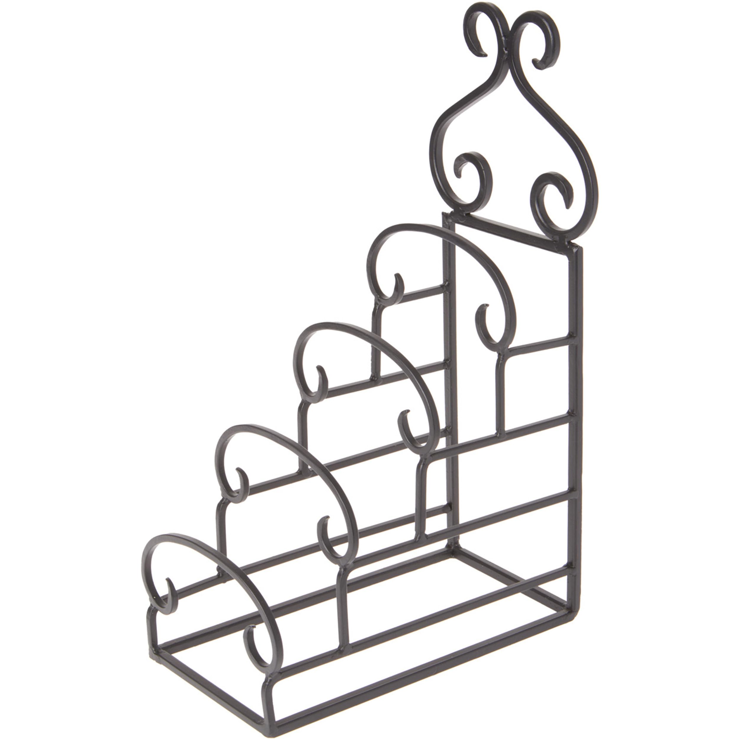 Amazon.com: Bard's Wrought Iron 4 Plate Table Stand, 14.5" H x 5.25" W ...