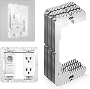 UNIFAMILY 15Pcs Wall Plate Spacer, Outlet Spacers for Fixing Electrical ...