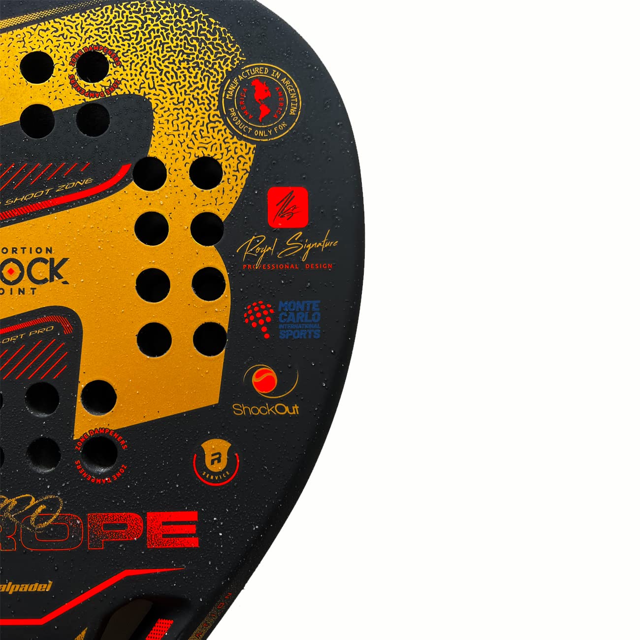 Royal Padel RP Europe Pro 2022 – Padel Racket with Bidirectional Frame ...