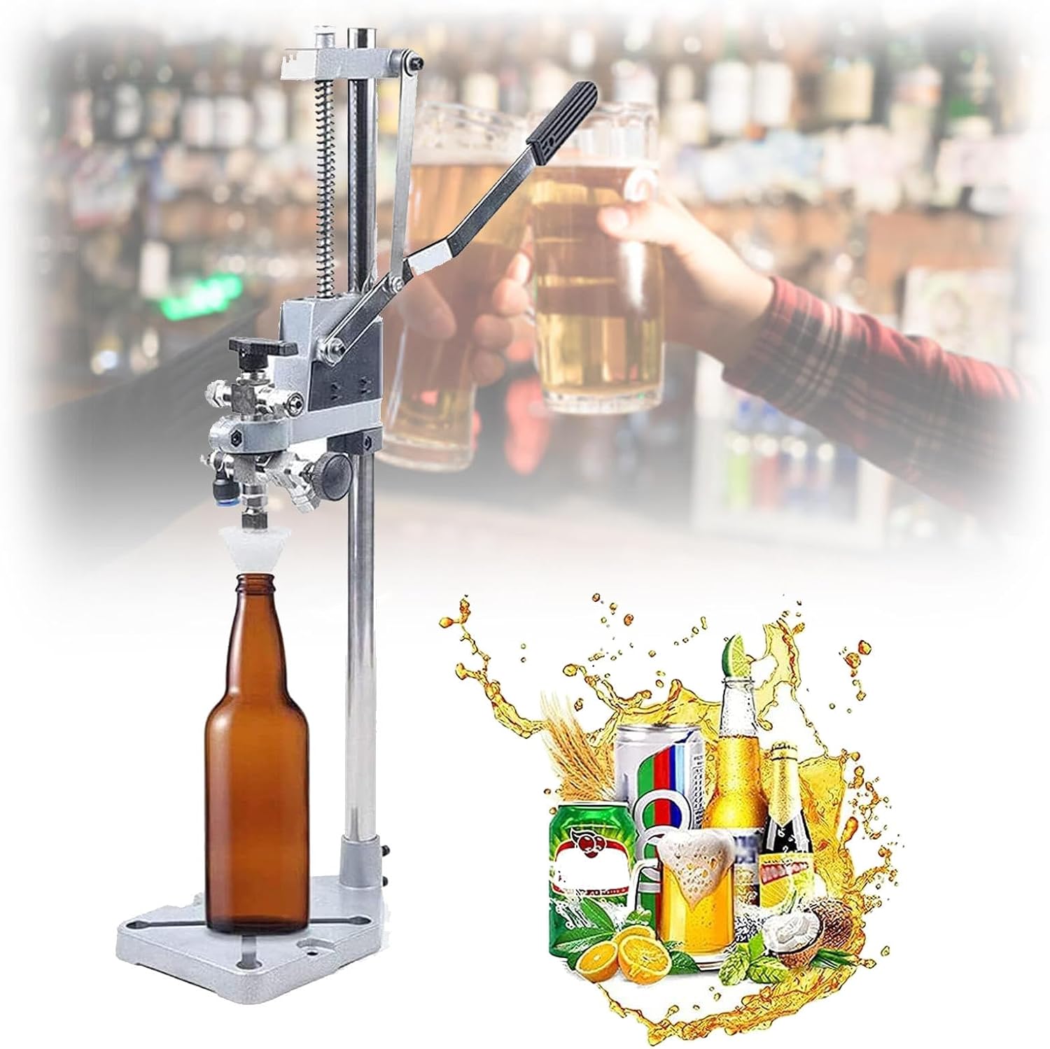 Amazon.com: Beer Bottle Filler, Counter Pressure Bottle Filler ...