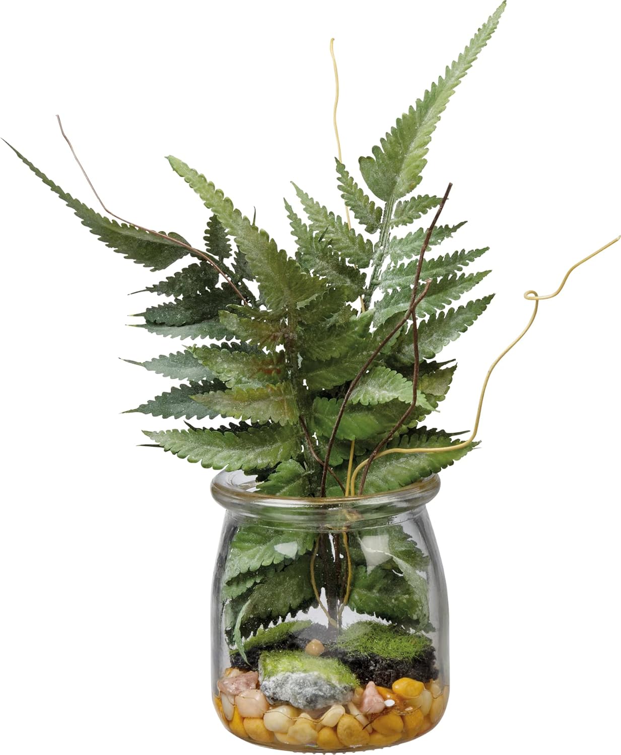 Amazon.com: Primitives by Kathy Boston Fern Glass Jar Planter : Home ...