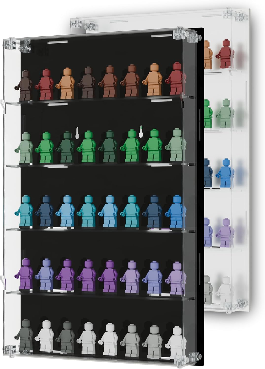 Amazon.com: Homelodge Acrylic Minifigure Display Case - Wall Mount Mini ...