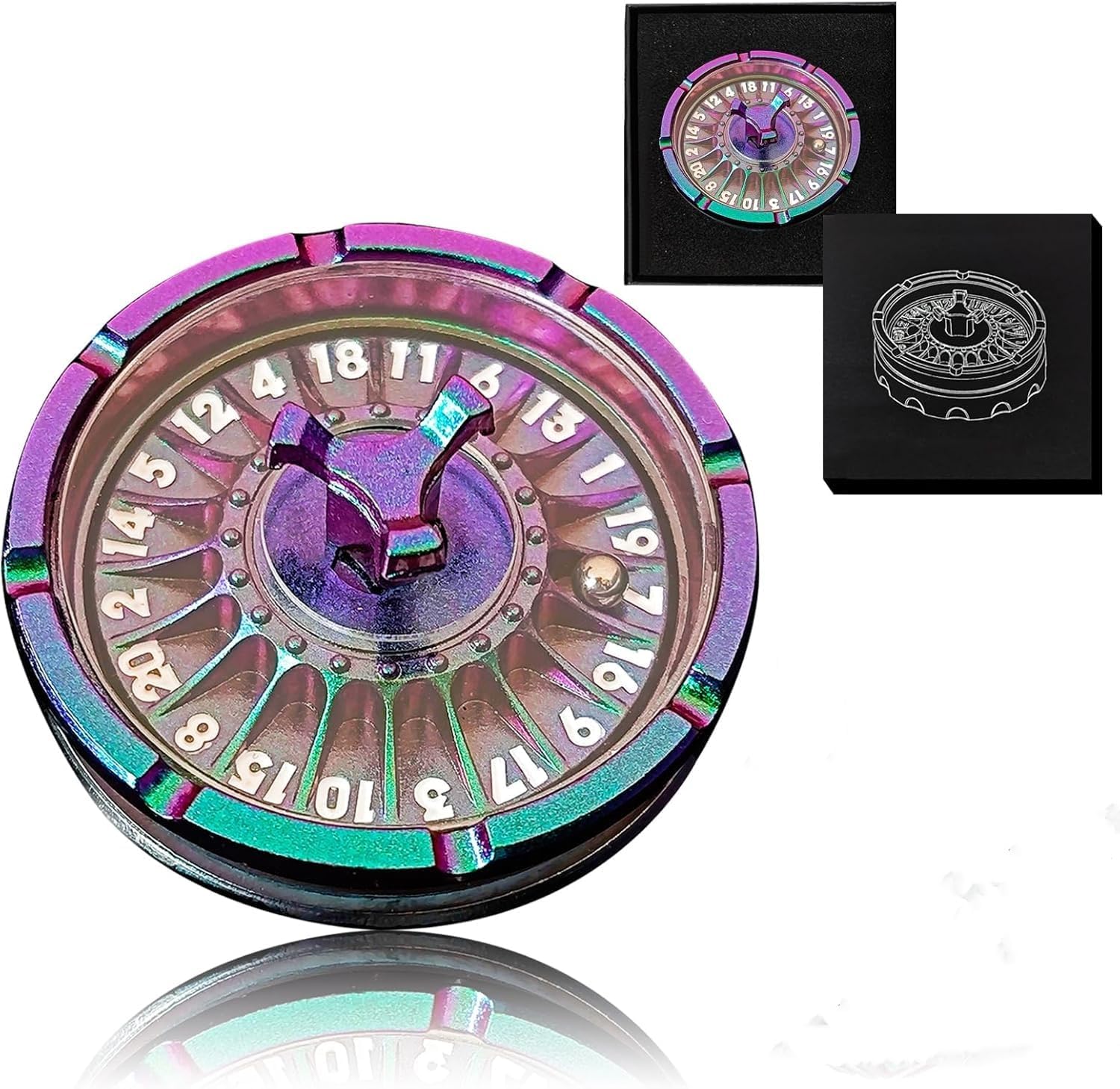 Amazon.com: G20 Roulette Dice Spinner for DND Dice Set, 7-in-1 Dragon ...