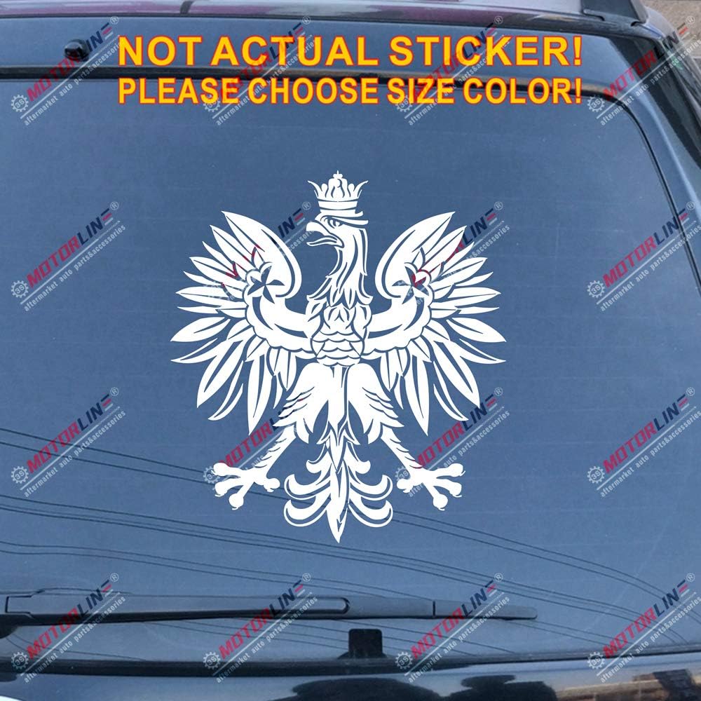 Amazon.com: Polish Eagle Coat of arms of Poland Polski Decal Sticker ...