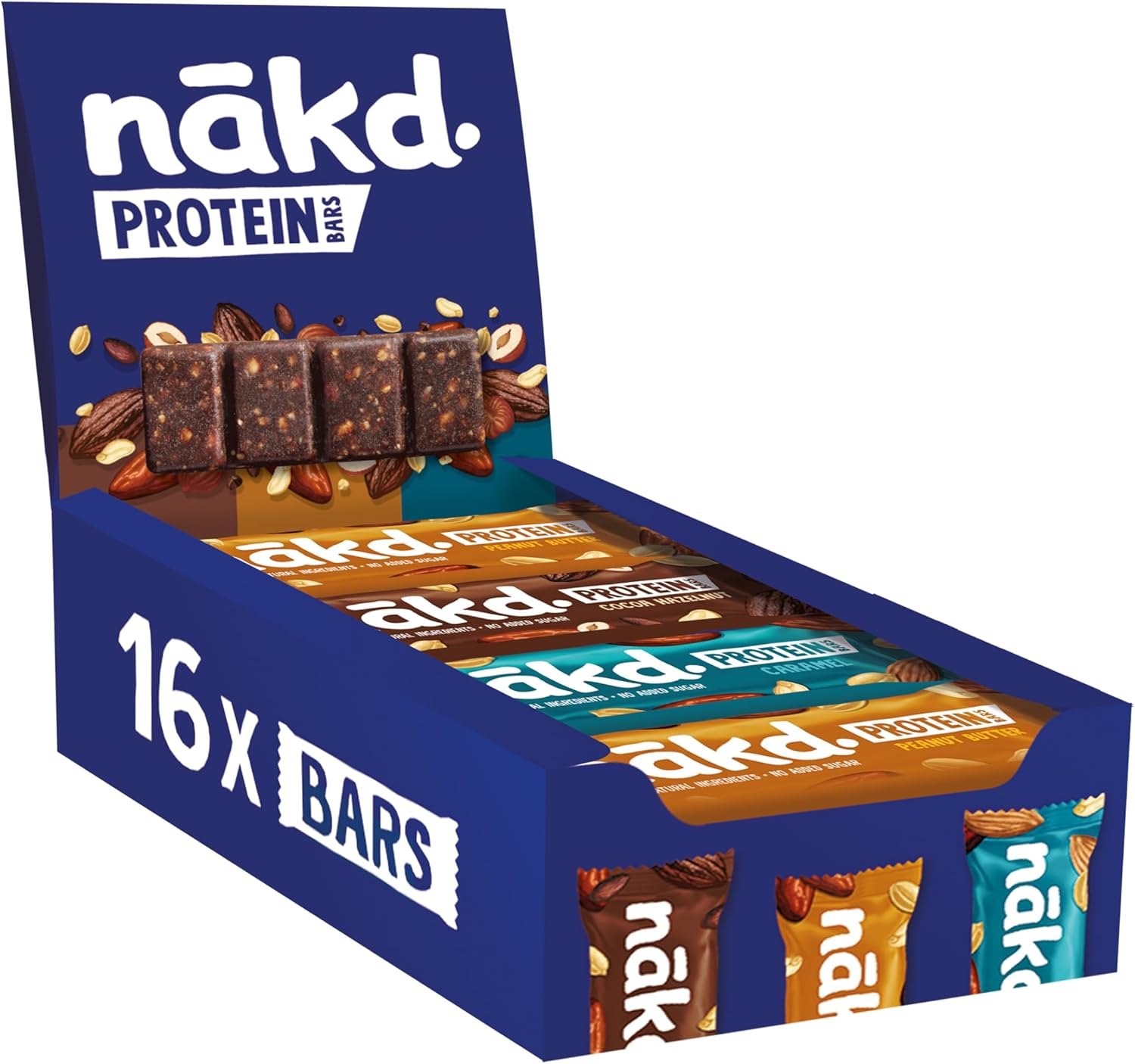Nākd. Protein Pack Multisabores | Barritas de Proteína | 7g de Proteína de Origen Vegetal ...