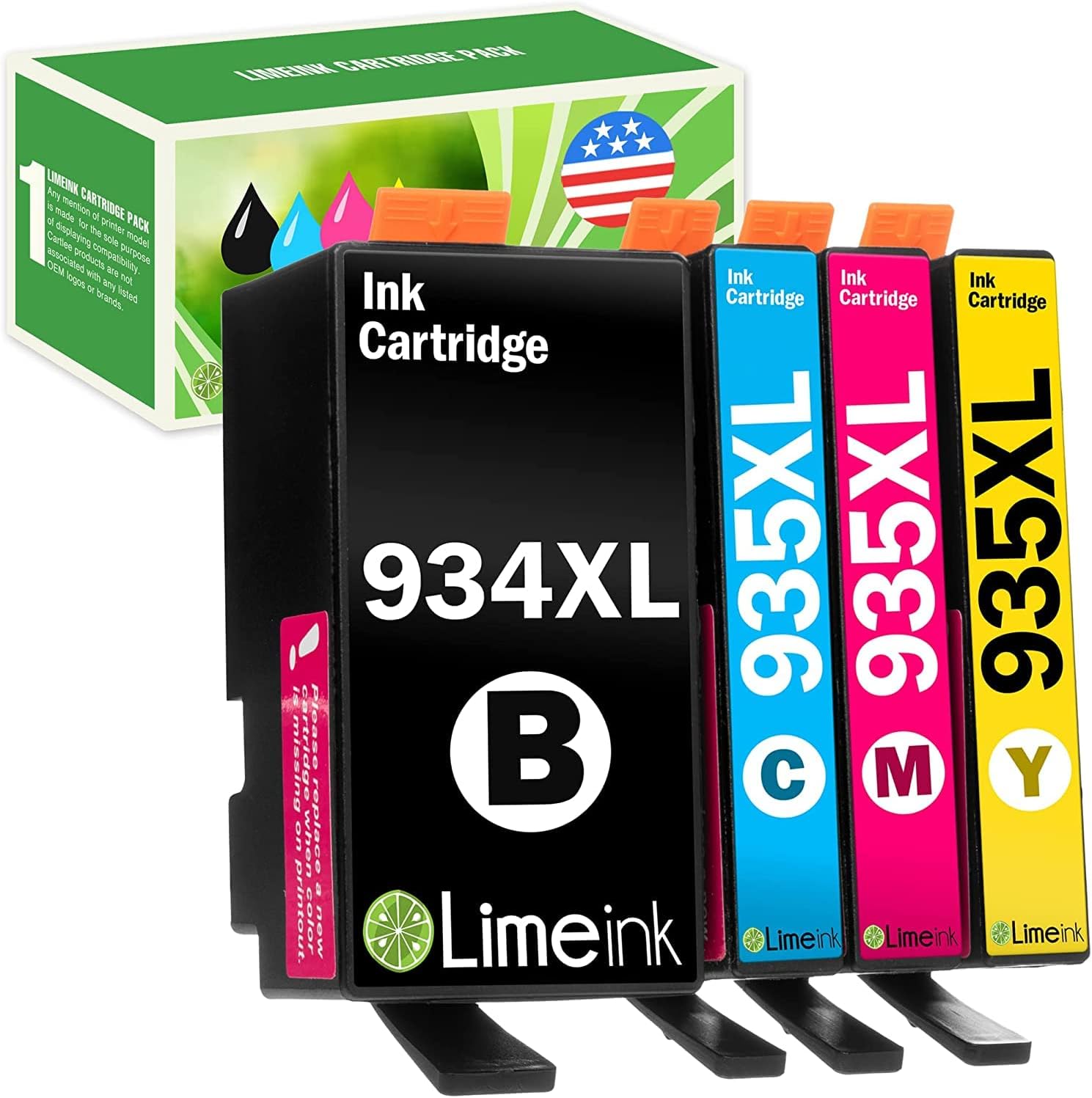 Amazon.com: Limeink Compatible Ink Cartridges Replacement for HP 934 ...
