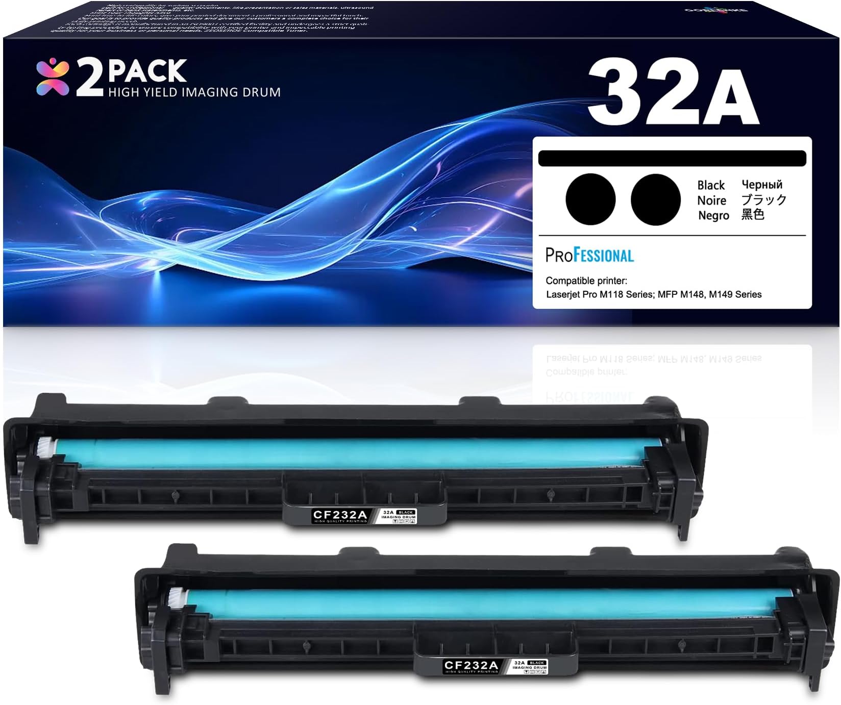 Amazon.com: HP 32A | CF232A | Toner-Cartridge | Black-Drum : Office ...