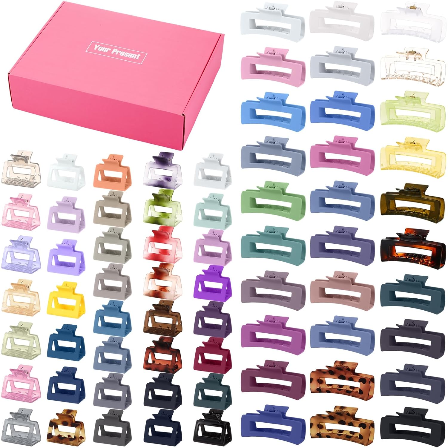 Amazon.com : Cindeer Hair Accessories Set: 64 Pieces, Bulk Non-Slip ...