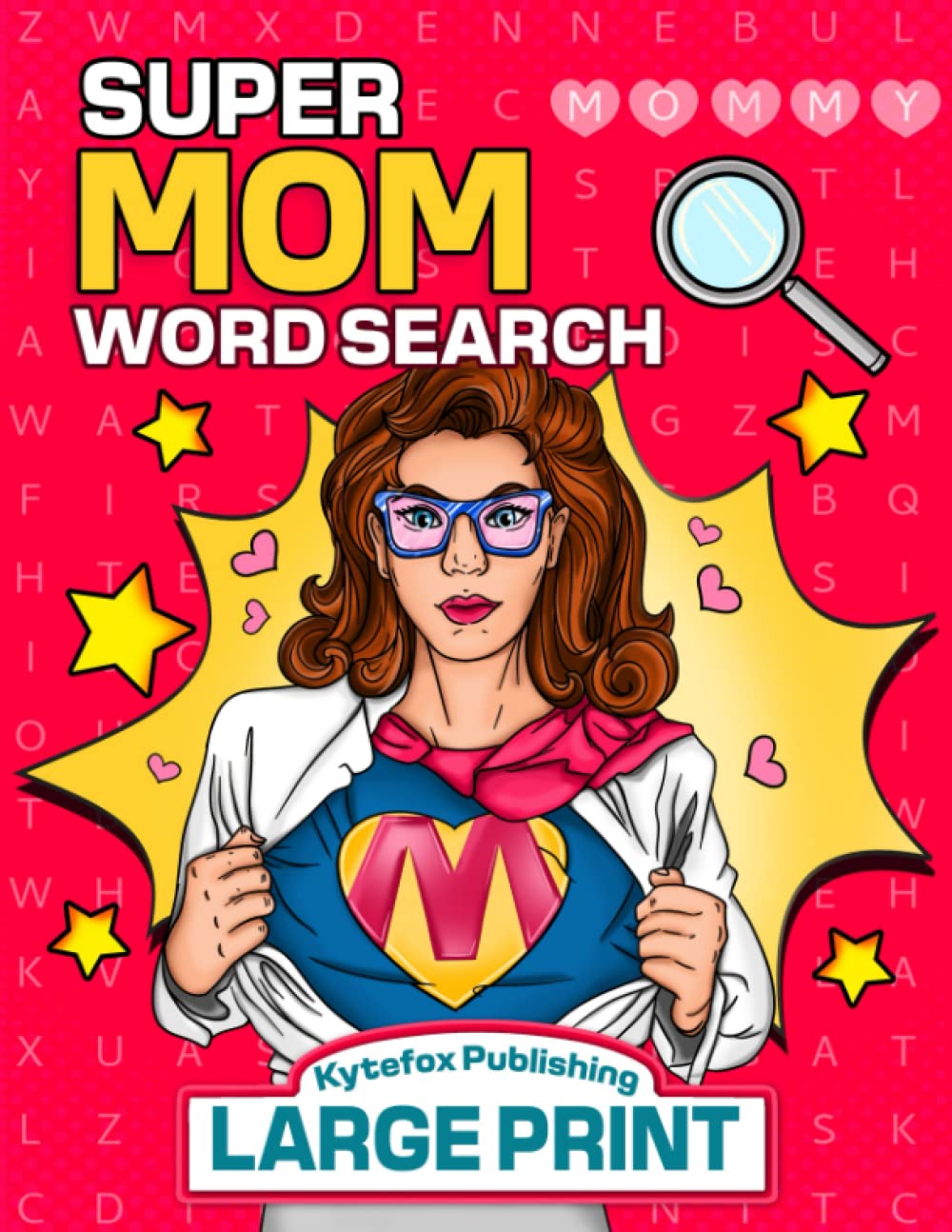 Supermom Large Print Word Search: Mother’s Day Gift With 2000 Themed ...