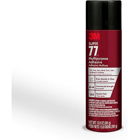 3M Super 77 Multipurpose Spray Adhesive, 13.8 oz. - - Amazon.com