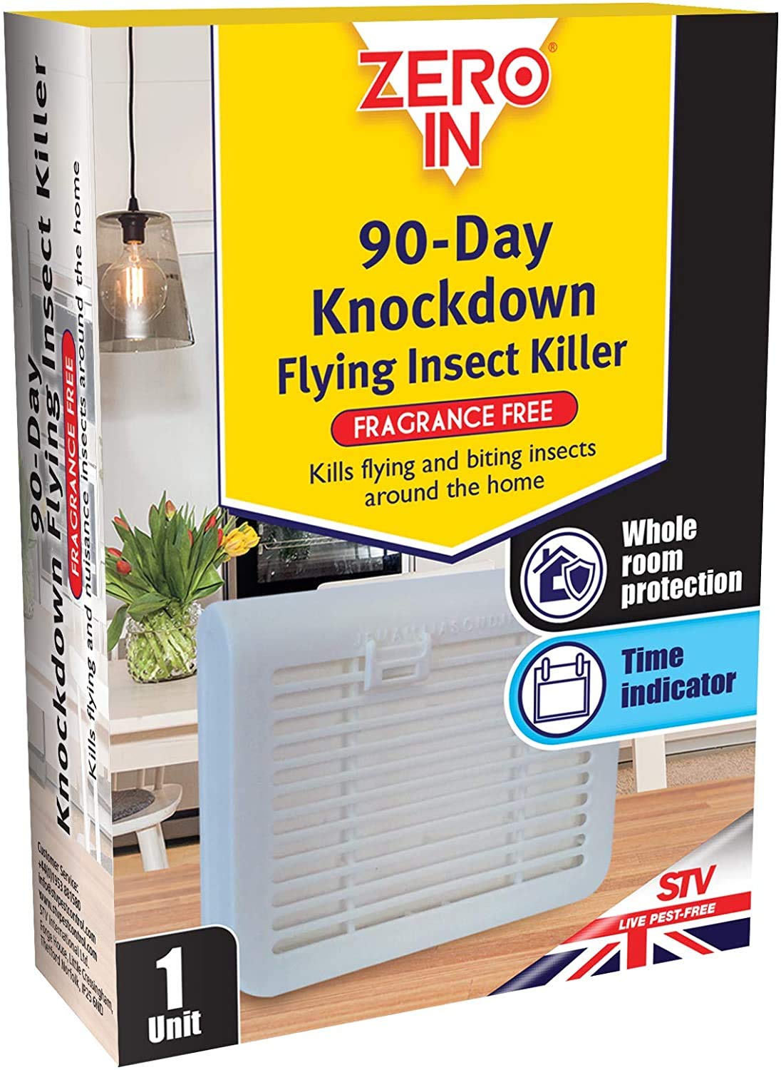 STV International 2 x 90-Day Knockdown Flying Insect Killer (Portable ...