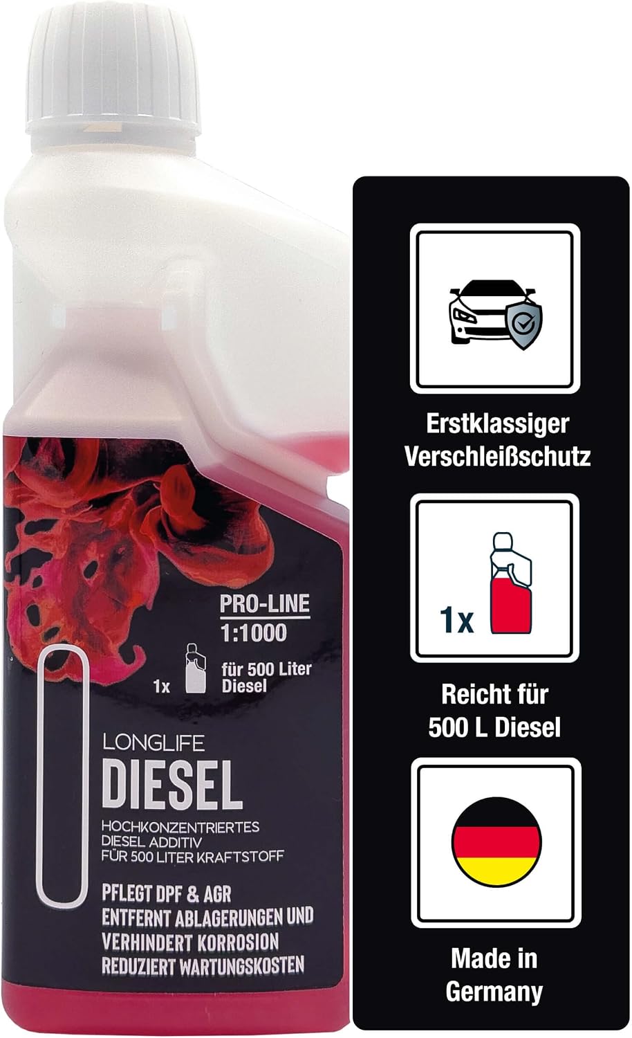 LIFETIME Longlife Diesel Additiv Konzentrat Pro-Line | Diesel Zusatz ...