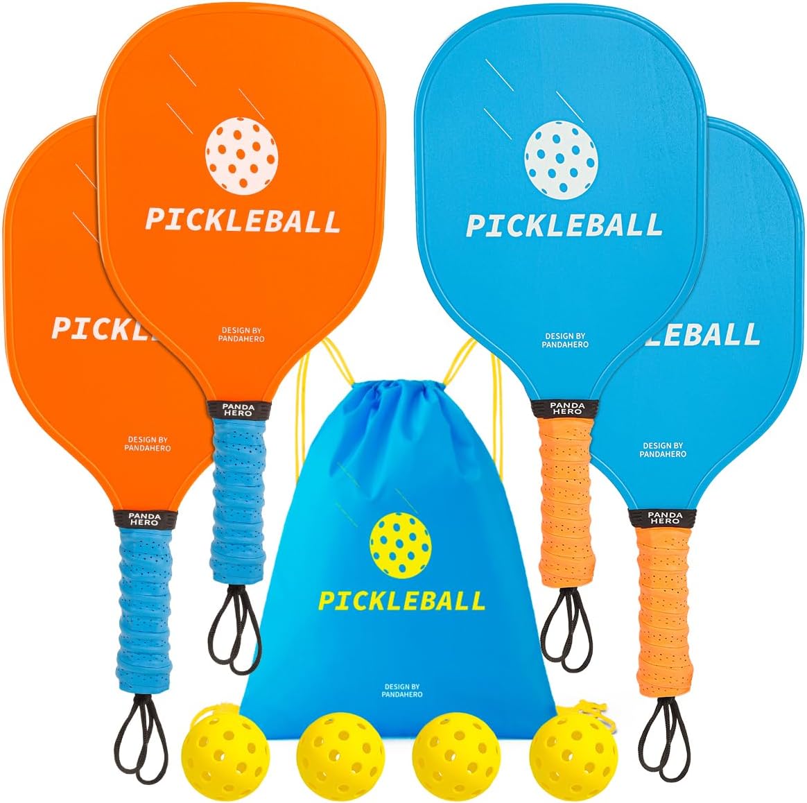 Amazon.com : Pickleball Paddles for Outdoor Games Toys,Pickleball Set ...