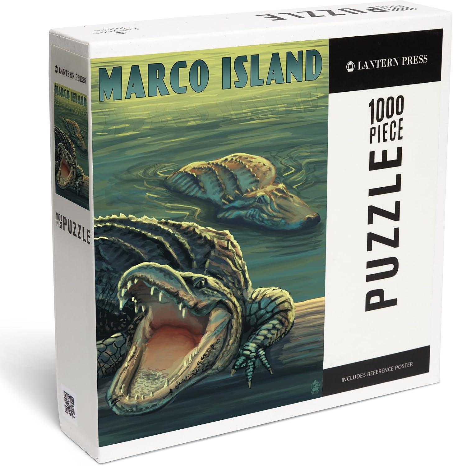 Amazon.com: Marco Island, Alligators (1000 Piece Puzzle, Challenging ...