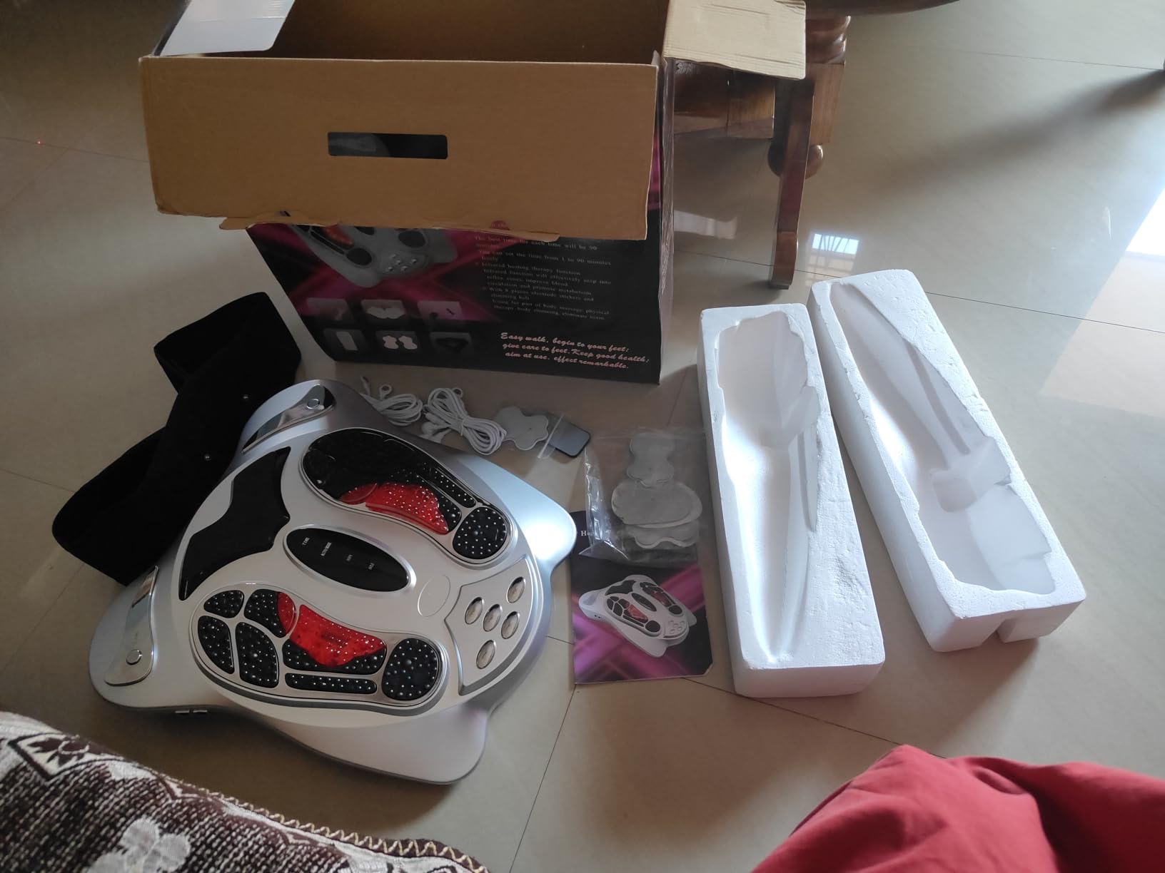 R A Products Solar Powered Infrared Massager Health Protection ...